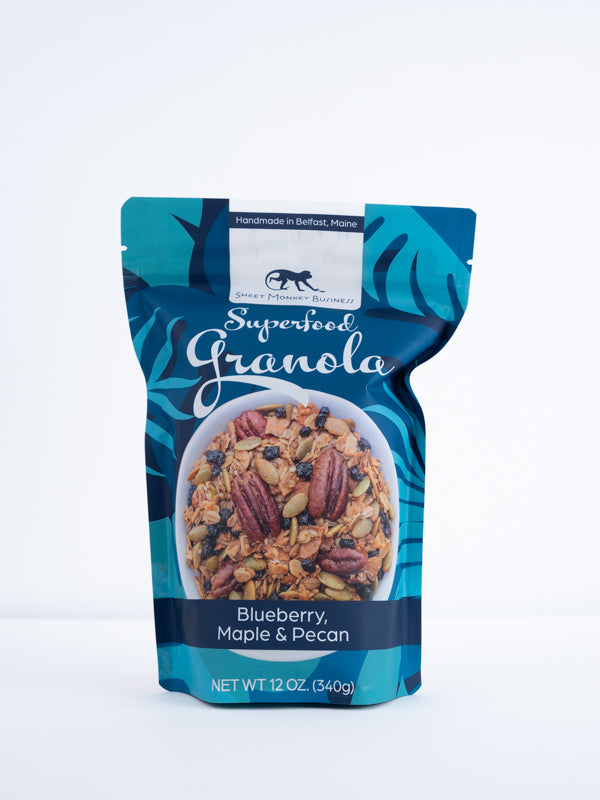 Sweet Monkey Business, Superfood Granola, Blueberry, 12 oz ...