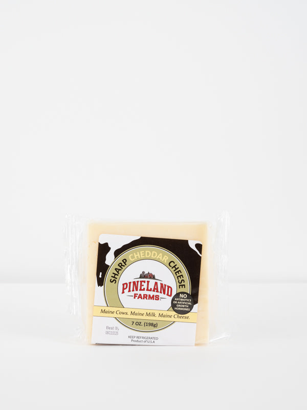 Pineland Farms Sharp Cheddar, 7 oz. – Tenderwild Farm