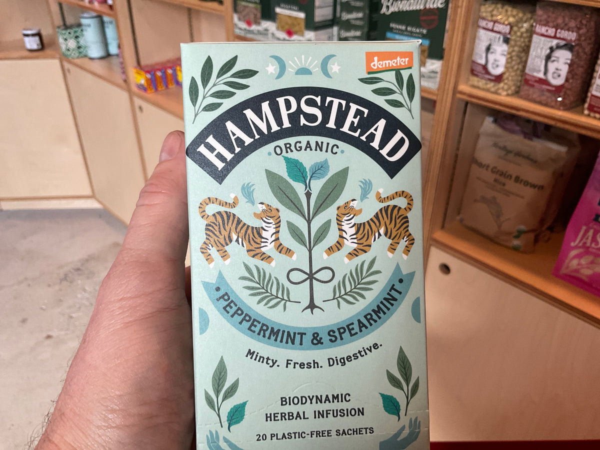 Hampstead Organic Peppermint & Spearmint Tea, 20 sachets – Tenderwild Farm