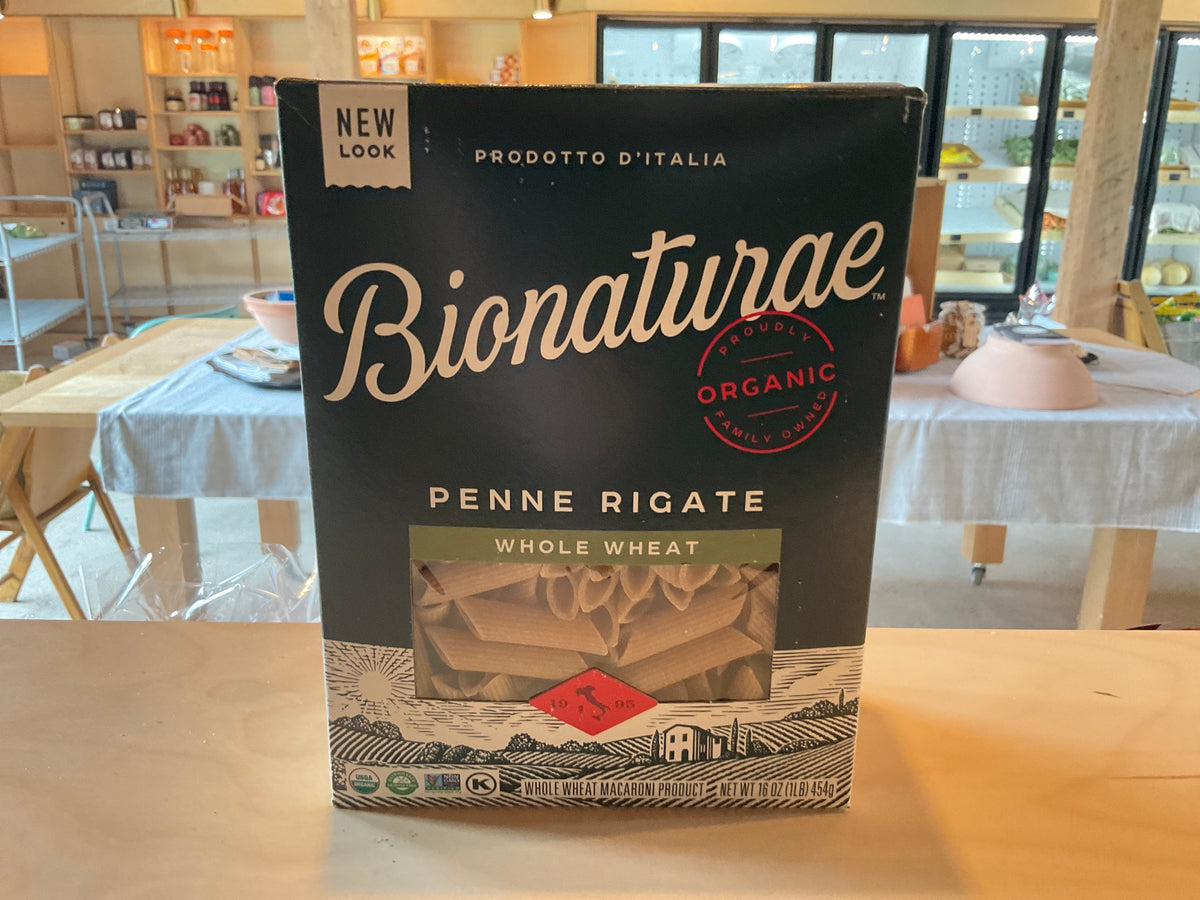 Bionaturae Organic Whole Wheat Penne Rigate – Tenderwild Farm